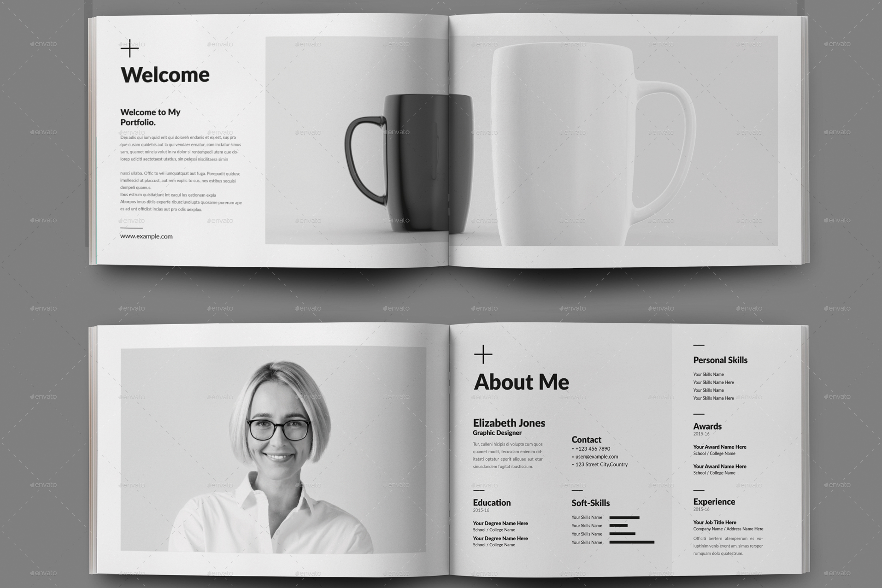 Portfolio Template, Print Templates | GraphicRiver