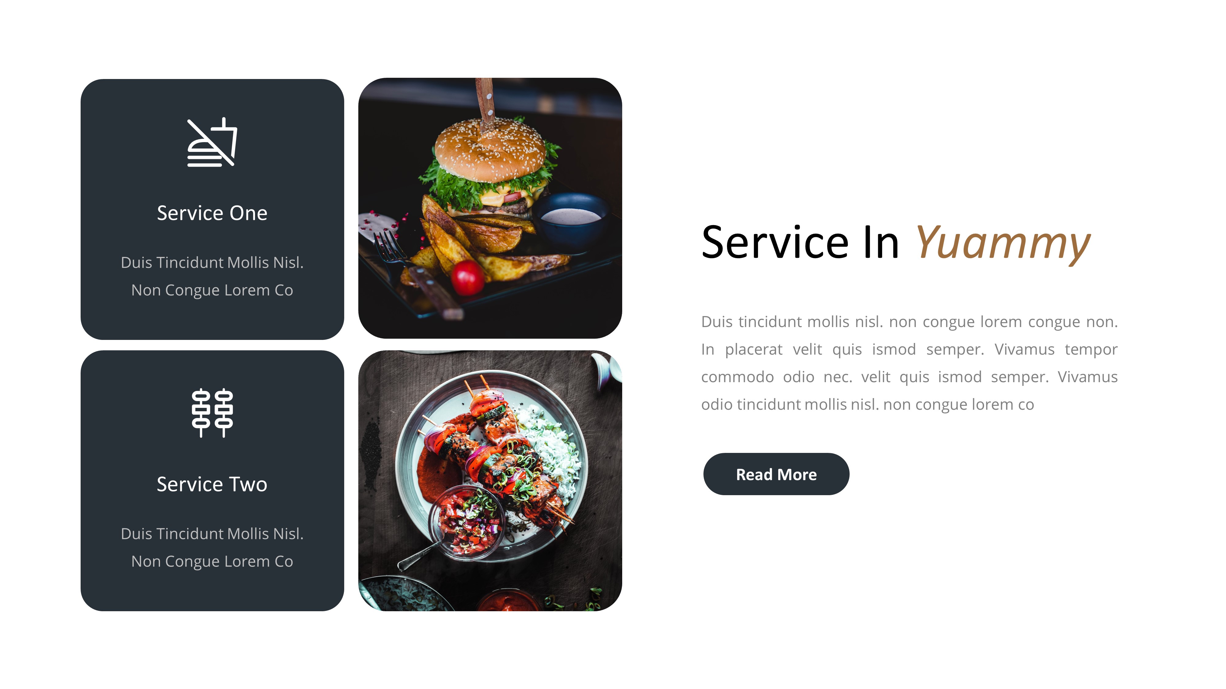 Yuammy - Food And Beverage for Restaurant PowerPoint Presentation ...