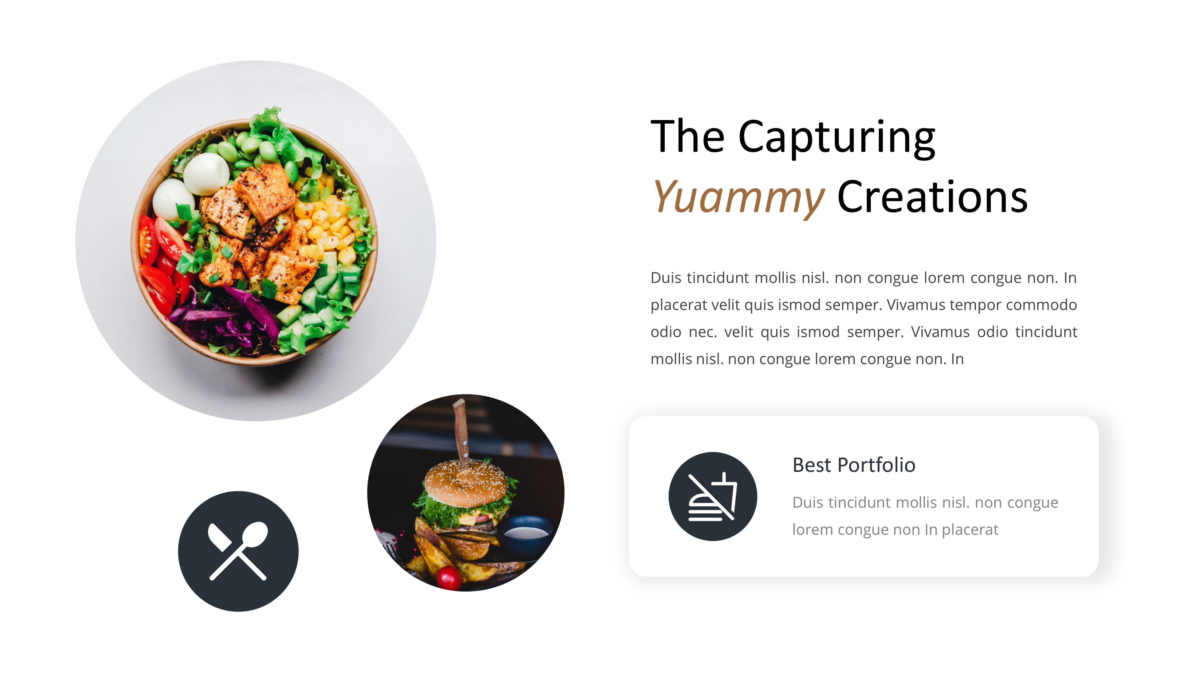Yuammy - Food And Beverage for Restaurant PowerPoint Presentation ...