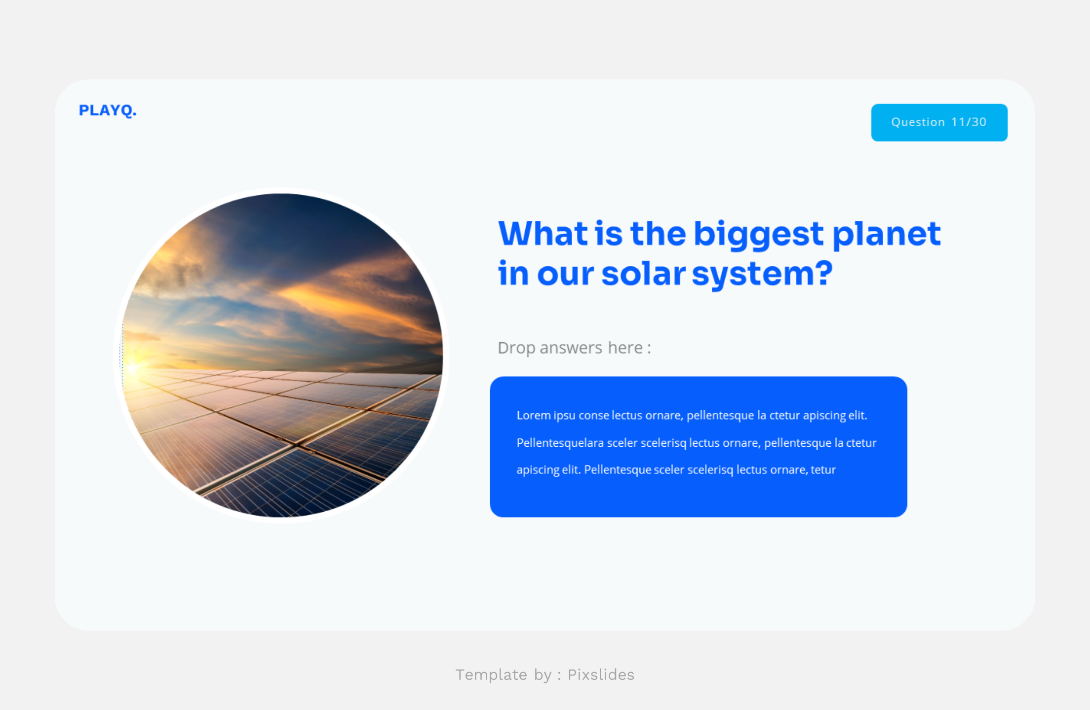 PlayQ - Quiz Keynote Presentation Template, Presentation Templates
