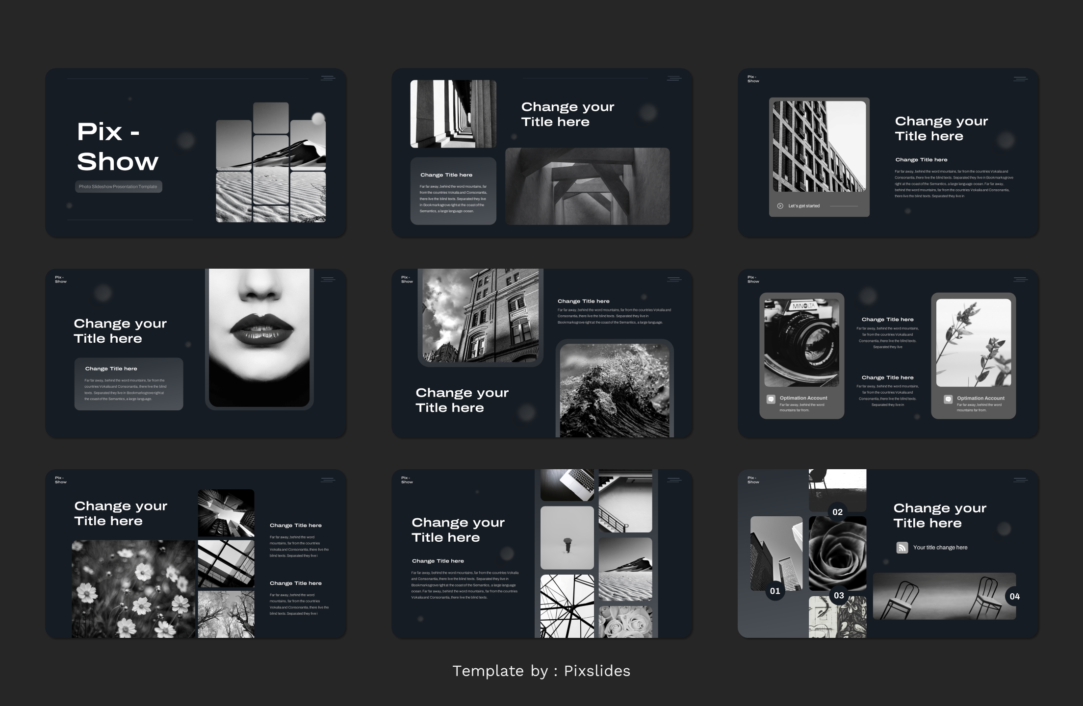PixShow - Photo Slideshow PowerPoint Presentation Template ...
