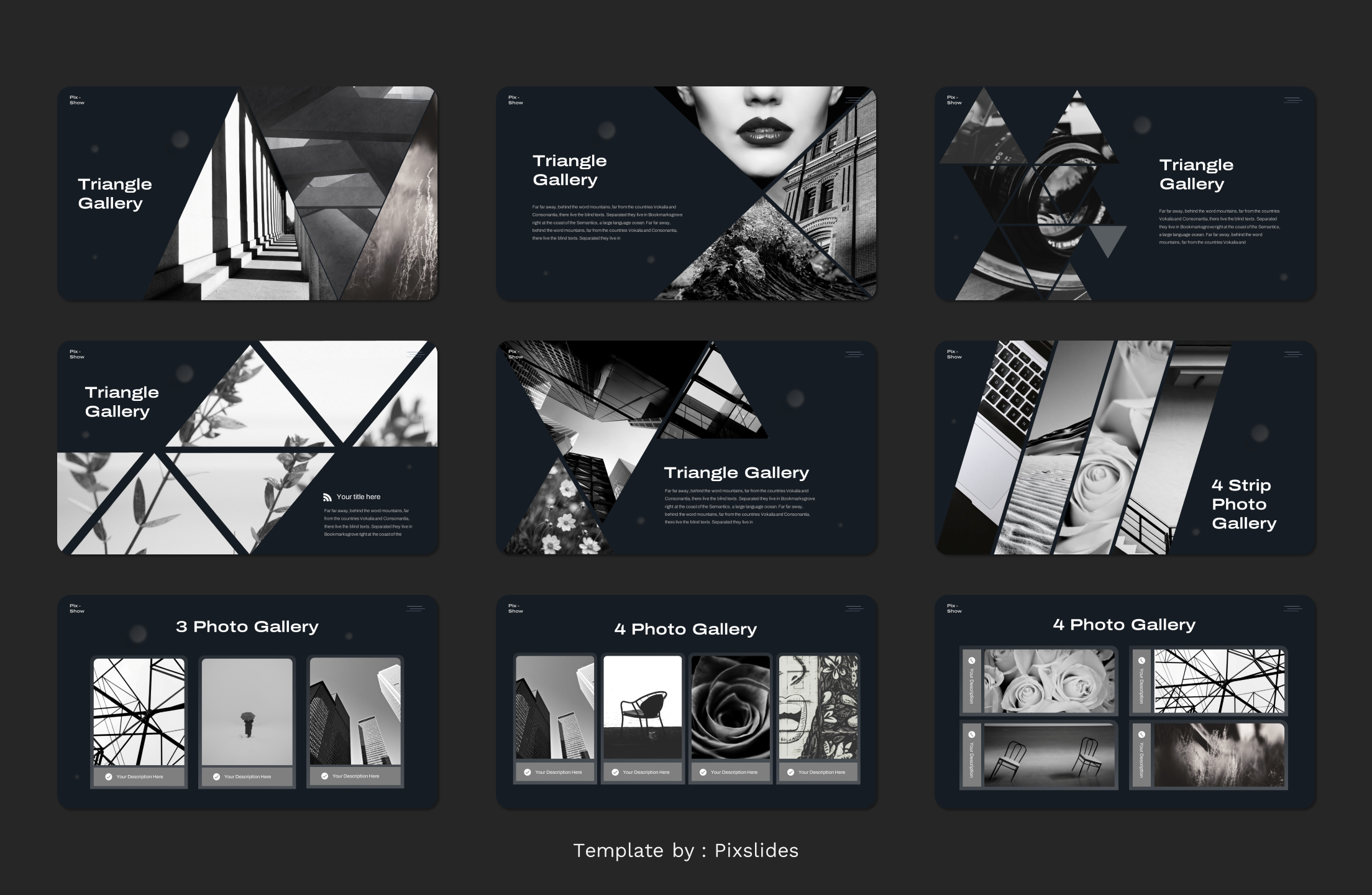 PixShow - Photo Slideshow PowerPoint Presentation Template ...
