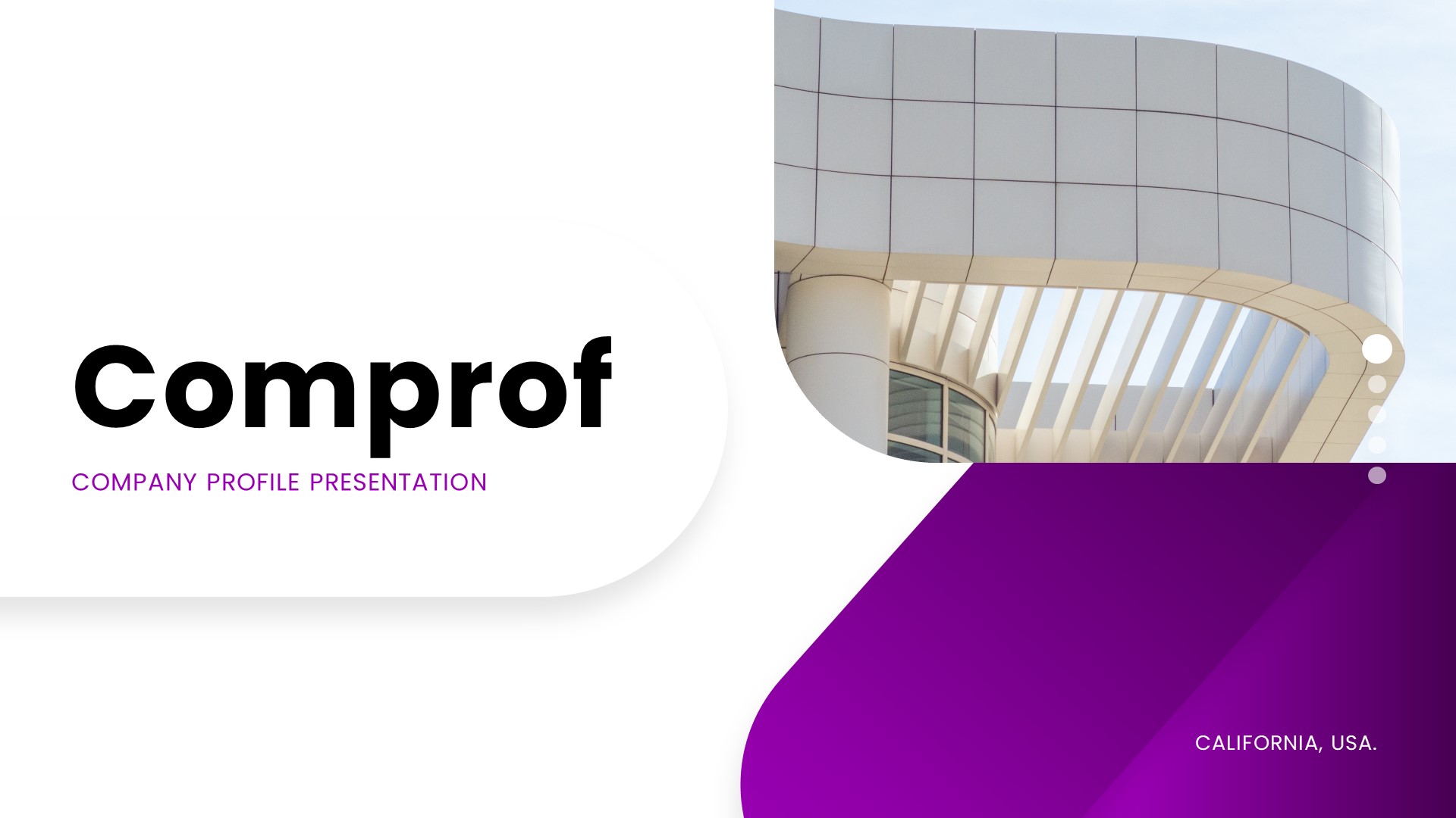 Comprof – Company Profile Keynote Template, Presentation Templates