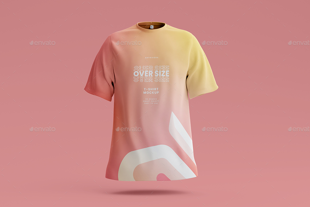 Oversize Shirt Mockup, Graphics | GraphicRiver
