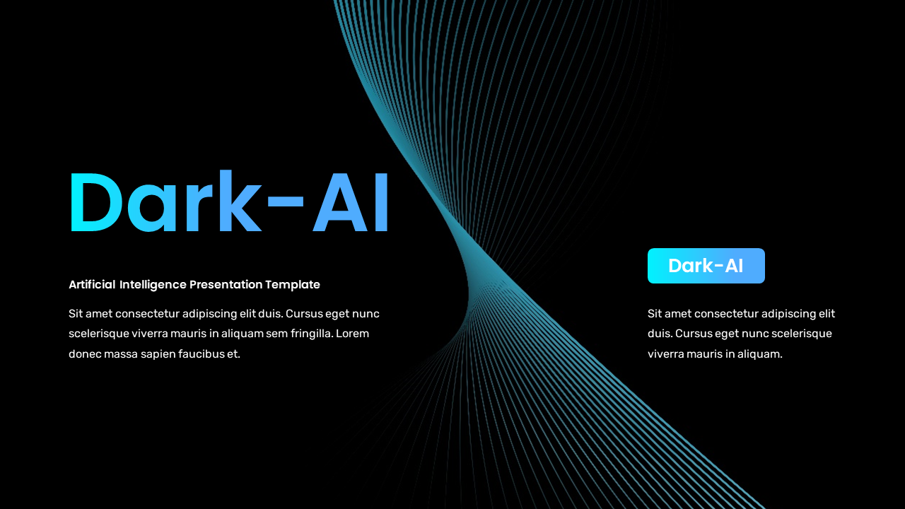 Dark-AI - Artificial Intelligence AI Presentation Template ...