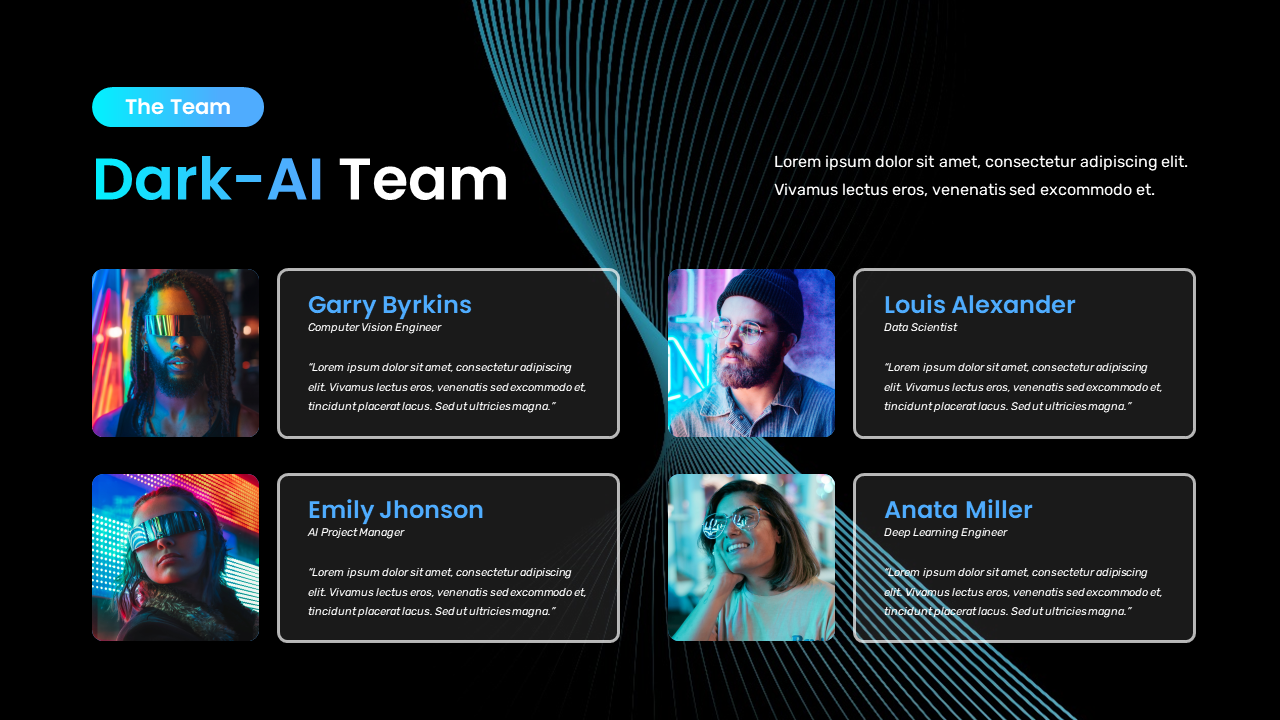 Dark-AI - Artificial Intelligence AI Presentation Template ...