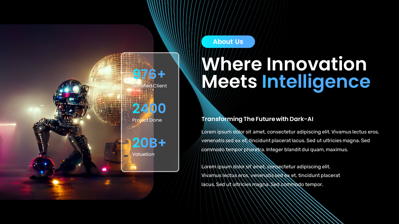 Dark-AI - Artificial Intelligence AI Presentation Template ...