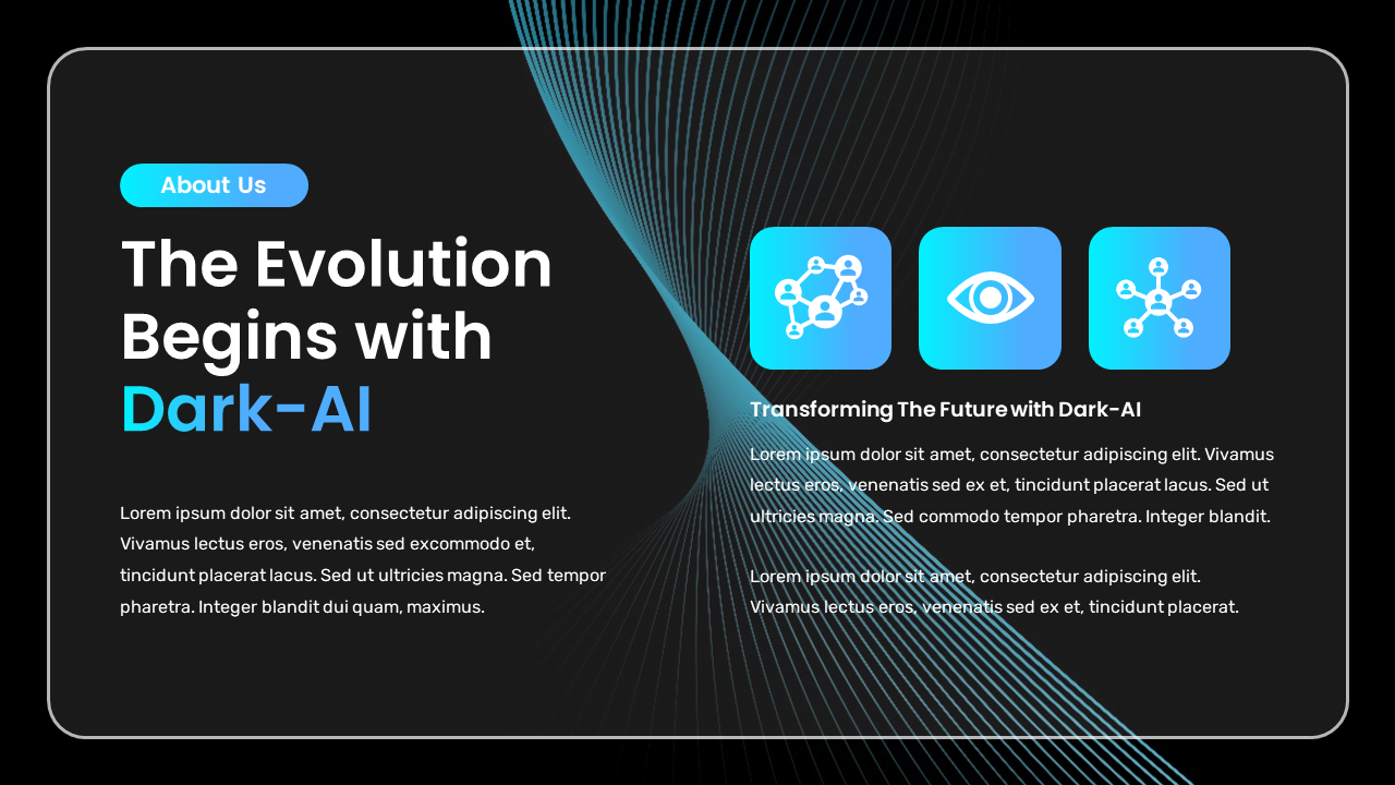 Dark-AI - Artificial Intelligence AI Presentation Template ...
