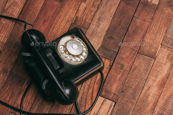 retro telephone communication classic style technology vintage Stock ...