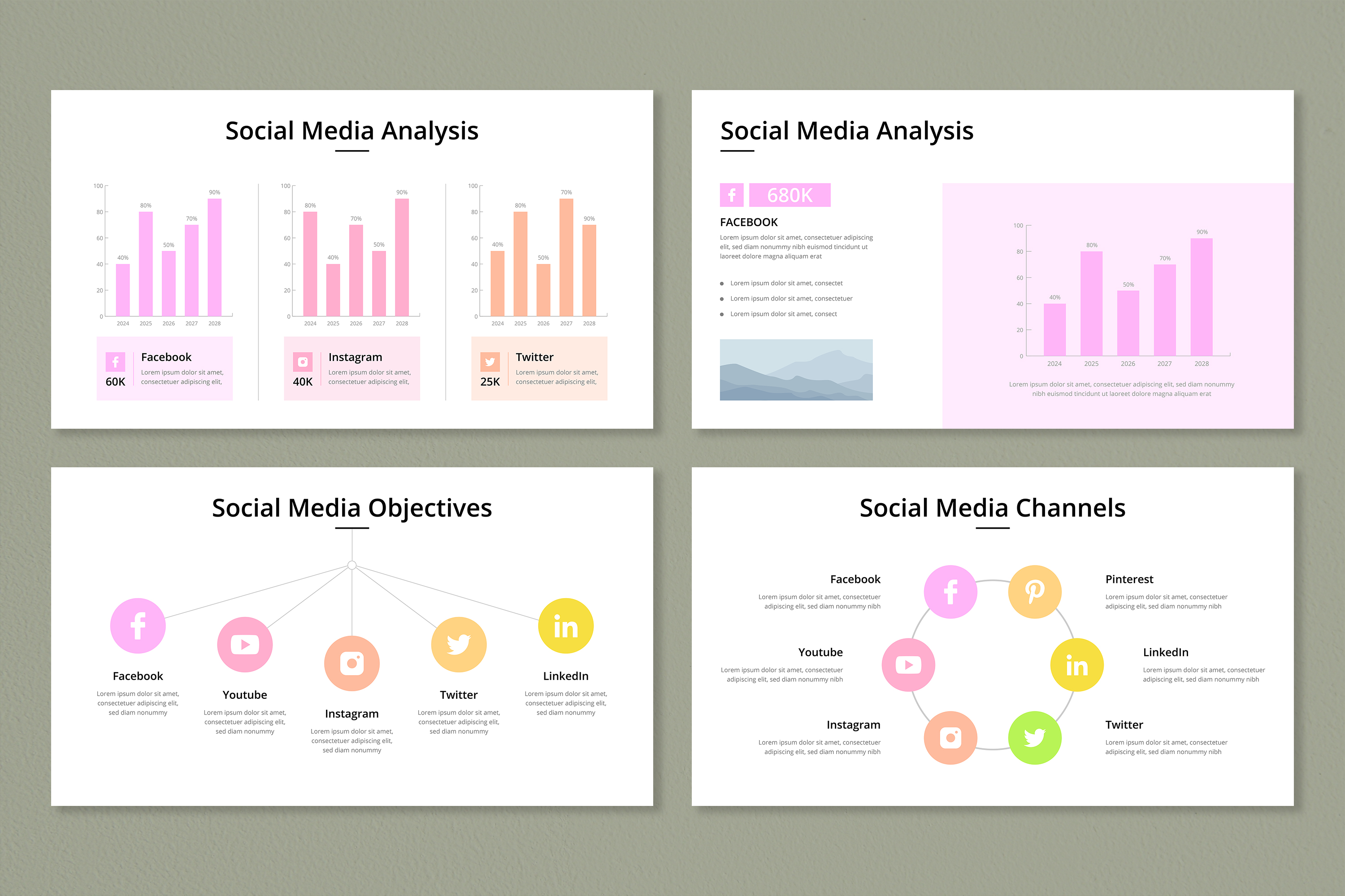 Social Media Marketing Presentation PowerPoint Template, Presentation ...