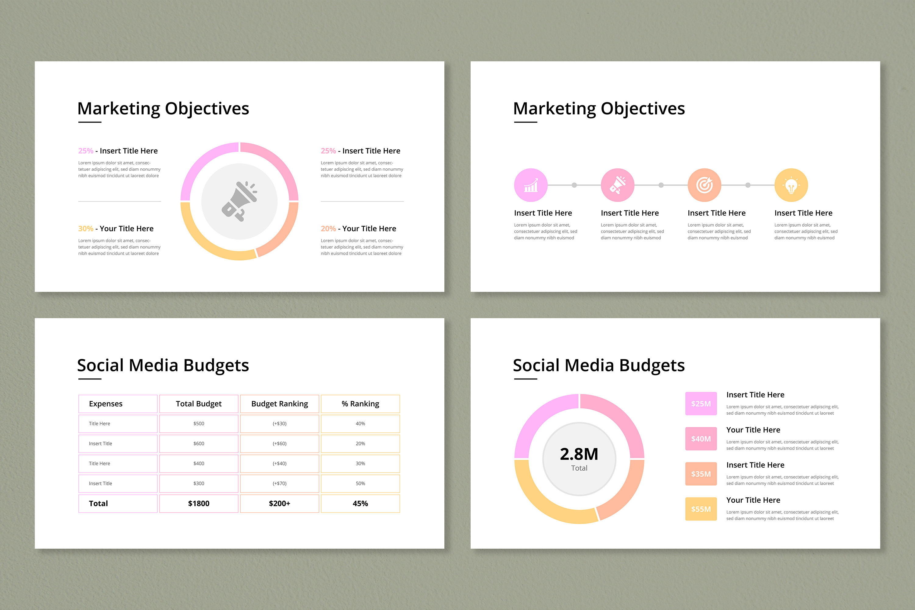 Social Media Marketing Presentation PowerPoint Template, Presentation ...