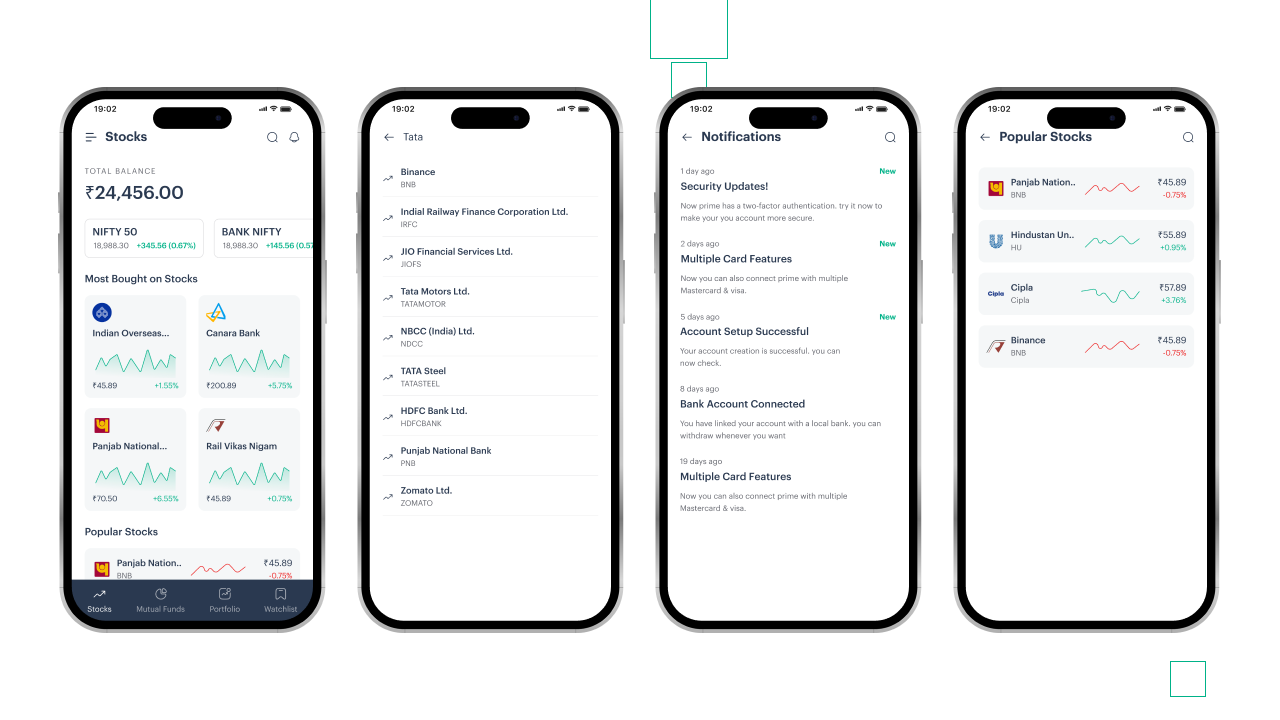 Prime Stock Market Flutter App UI Kit by thefuturelens | CodeCanyon