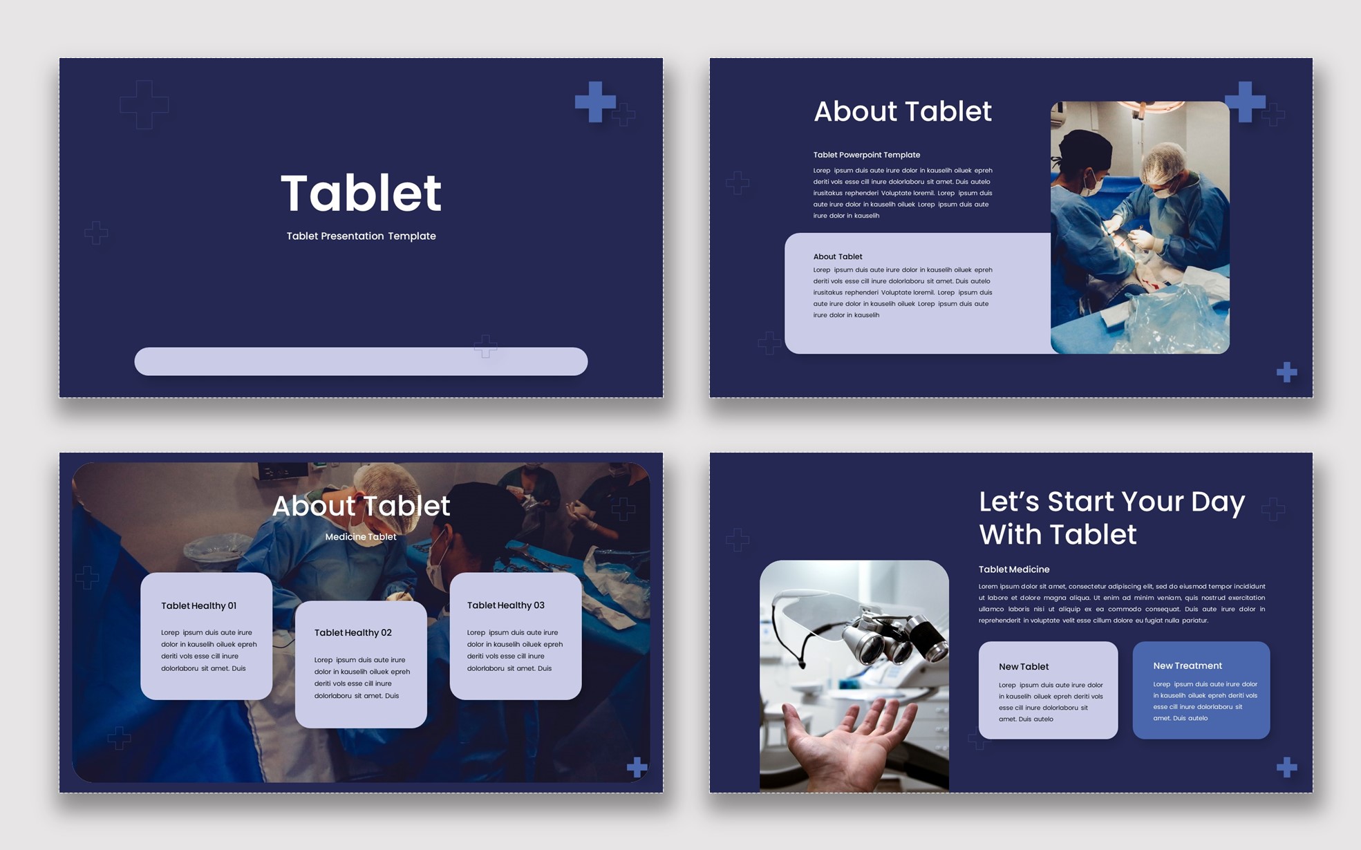 Tablet - Medical Google Slide Template, Presentation Templates ...