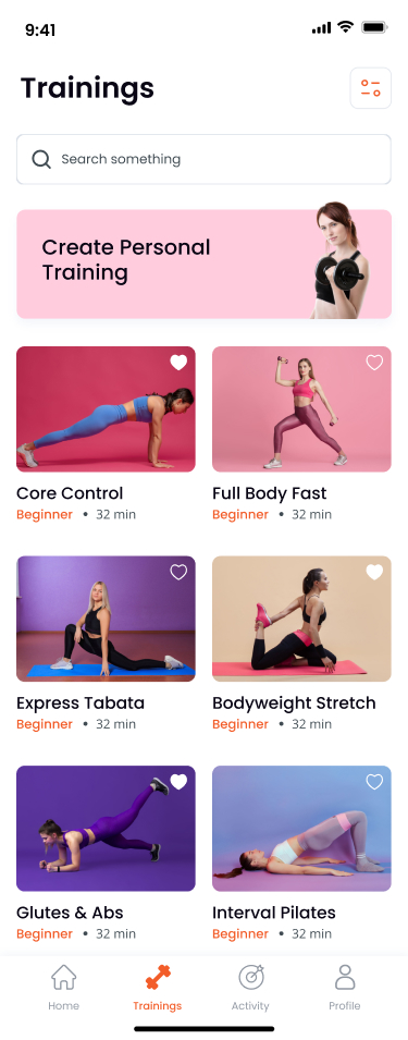 BeFit - Fitness React Native Expo App Ui Kit by lalastudio12 | CodeCanyon