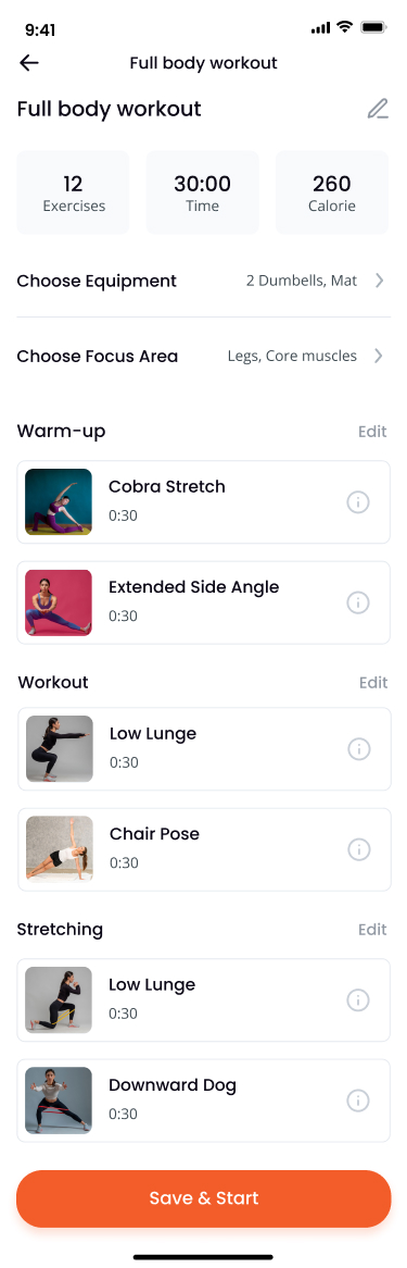 BeFit - Fitness React Native Expo App Ui Kit by lalastudio12 | CodeCanyon