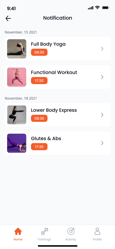 BeFit - Fitness React Native Expo App Ui Kit by lalastudio12 | CodeCanyon