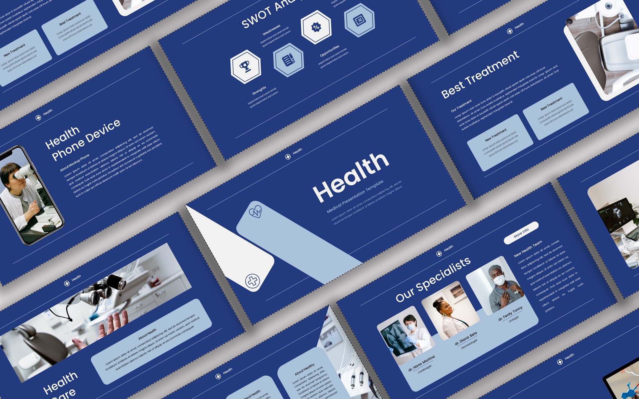 Health - Medical Google Slide Template, Presentation Templates ...