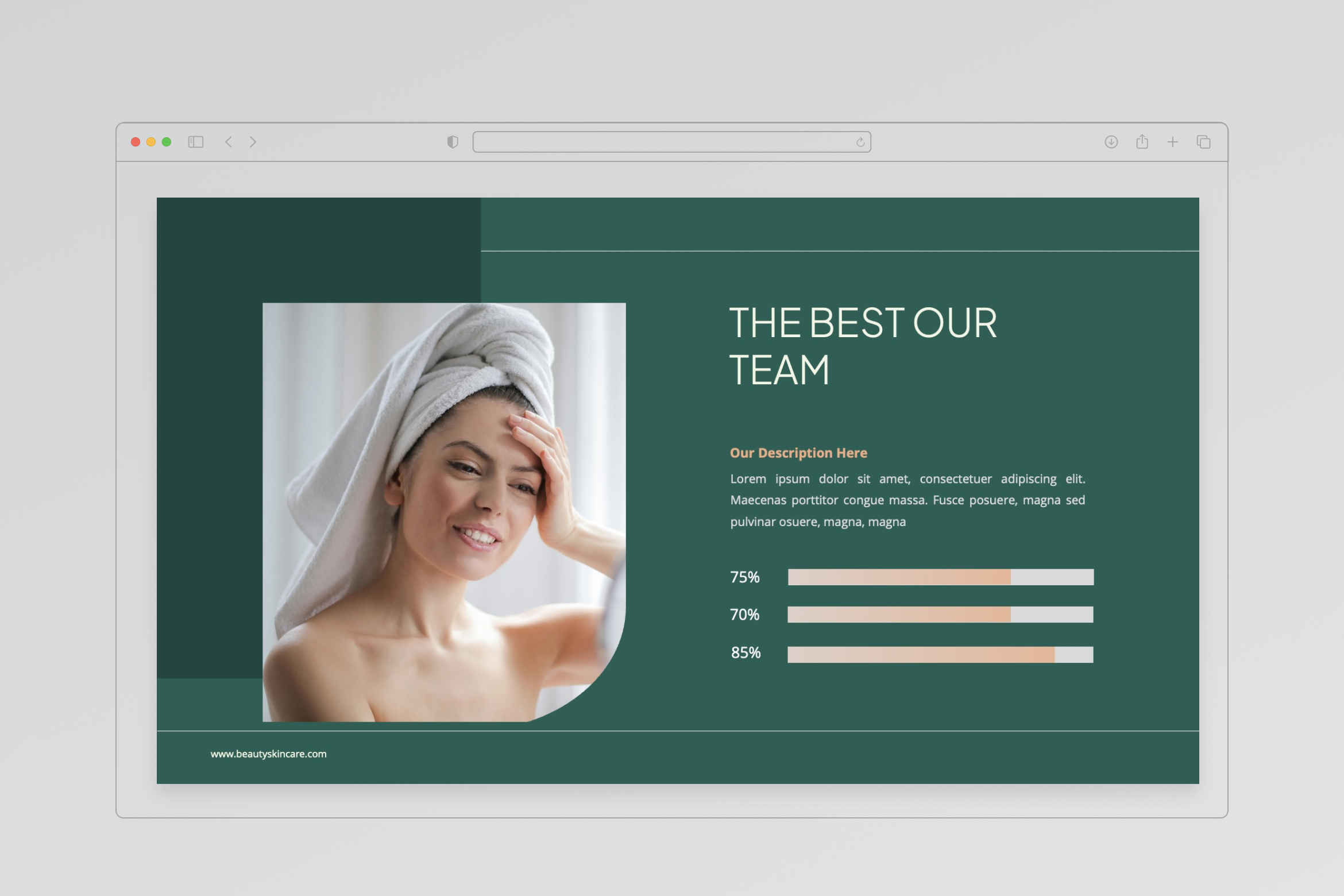 Beauty Skincare PowerPoint, Presentation Templates | GraphicRiver