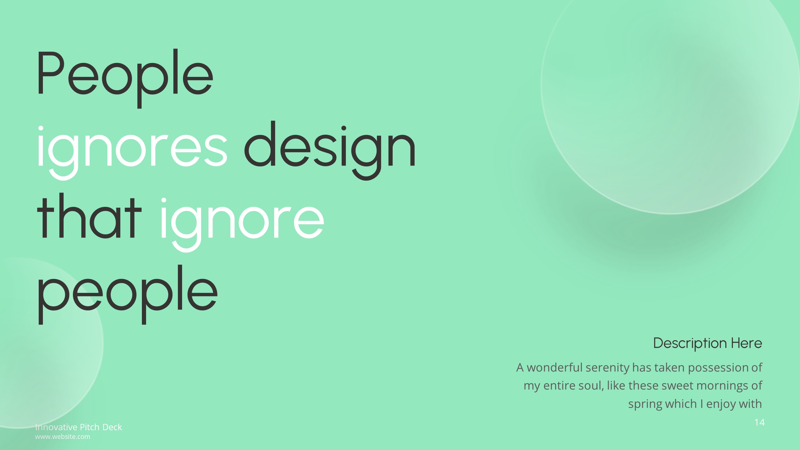 Innovative Pitch Deck Google Slides Template, Presentation Templates