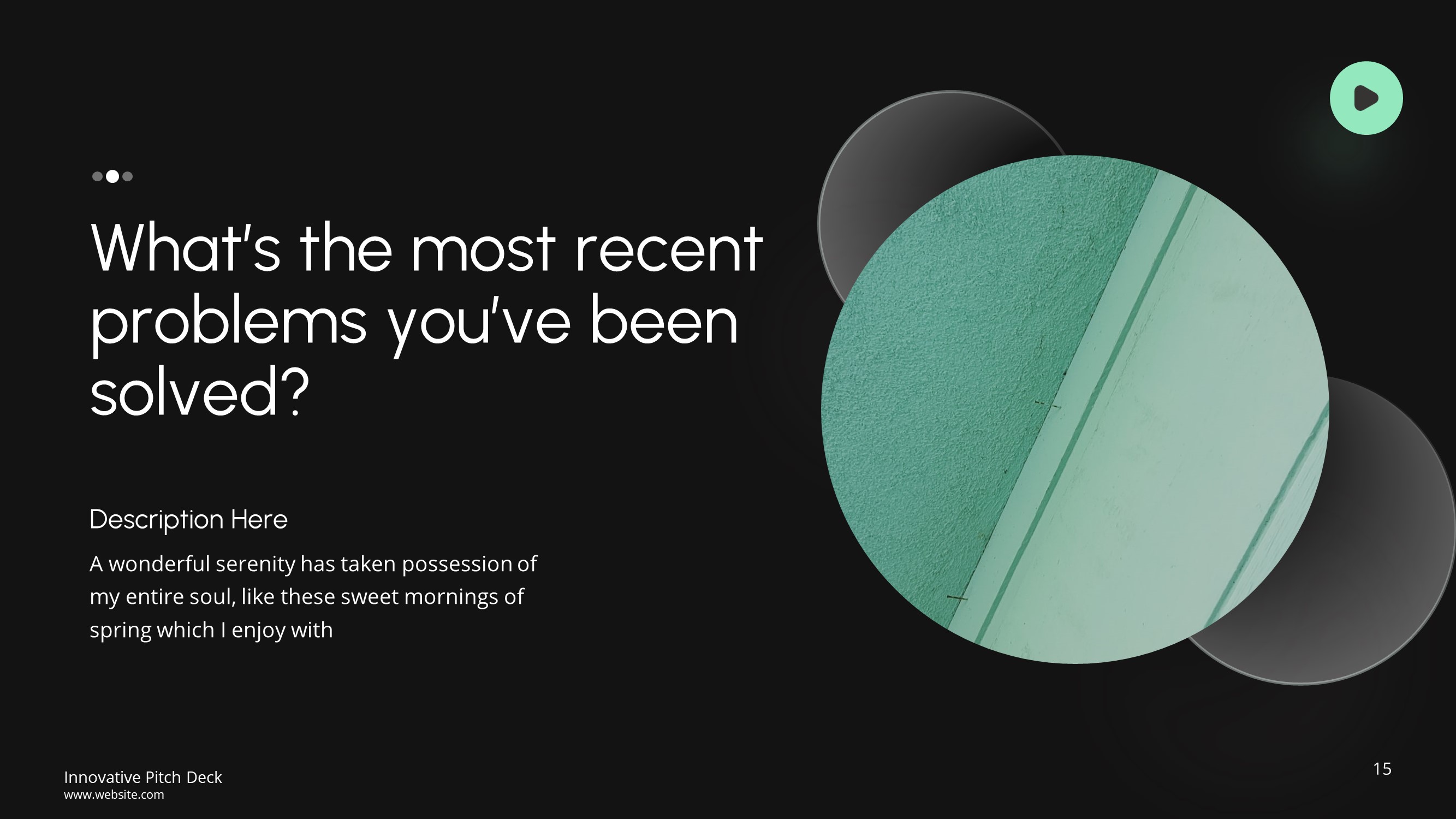 Innovative Pitch Deck Google Slides Template, Presentation Templates