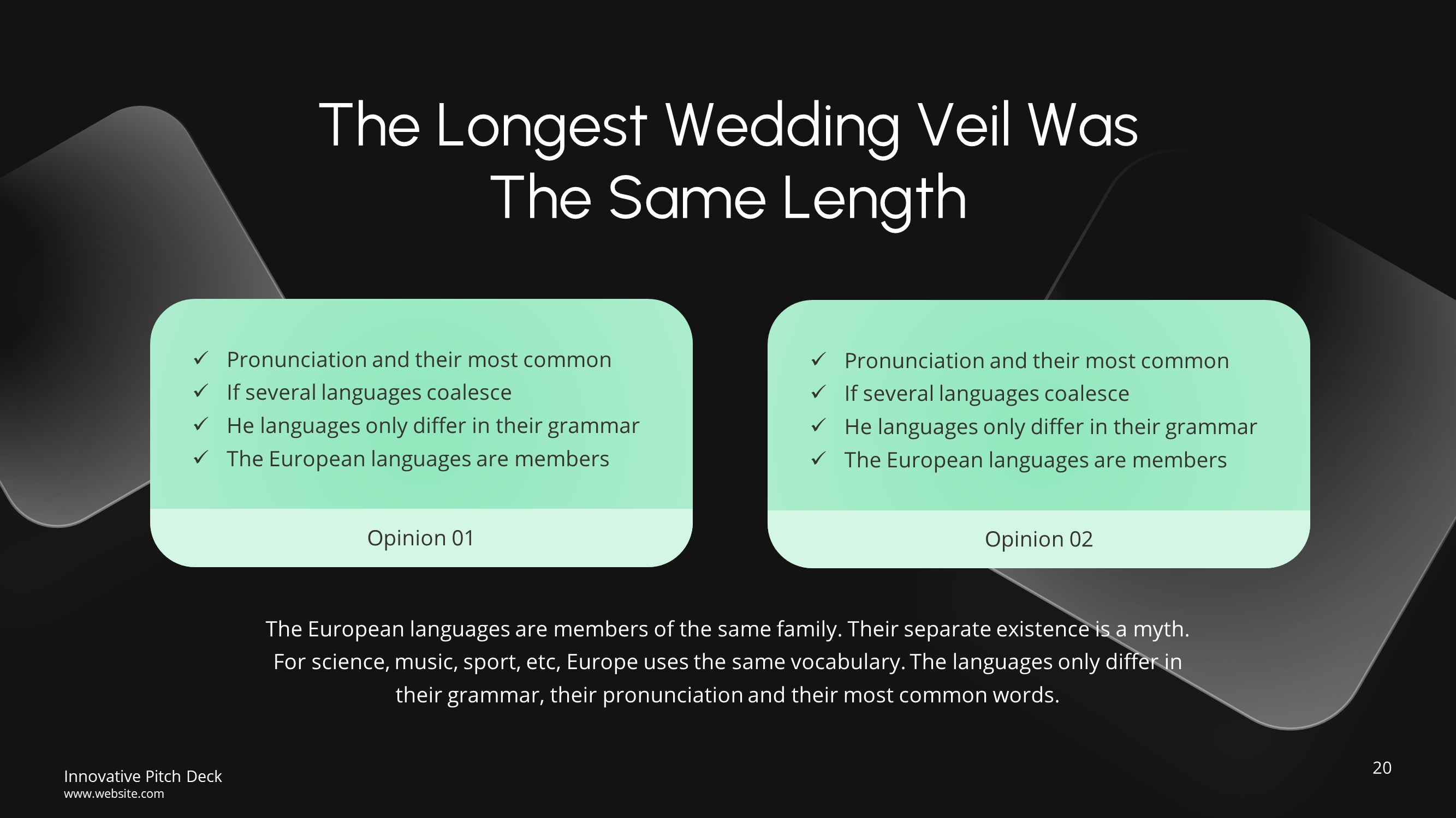 Innovative Pitch Deck Google Slides Template, Presentation Templates