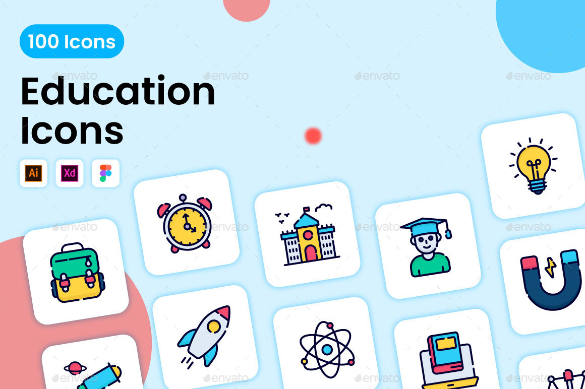 Education, Icons | GraphicRiver