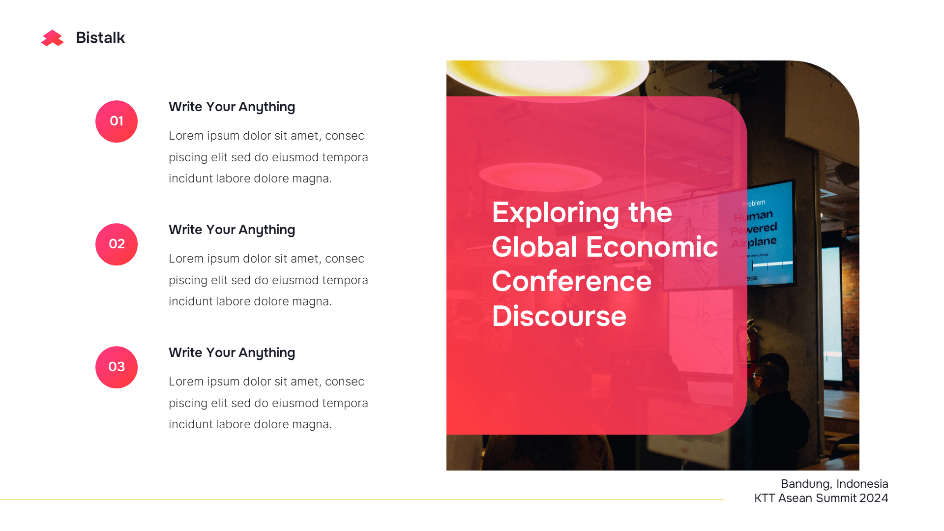 Bistalk - Conference PowerPoint Template, Presentation Templates ...