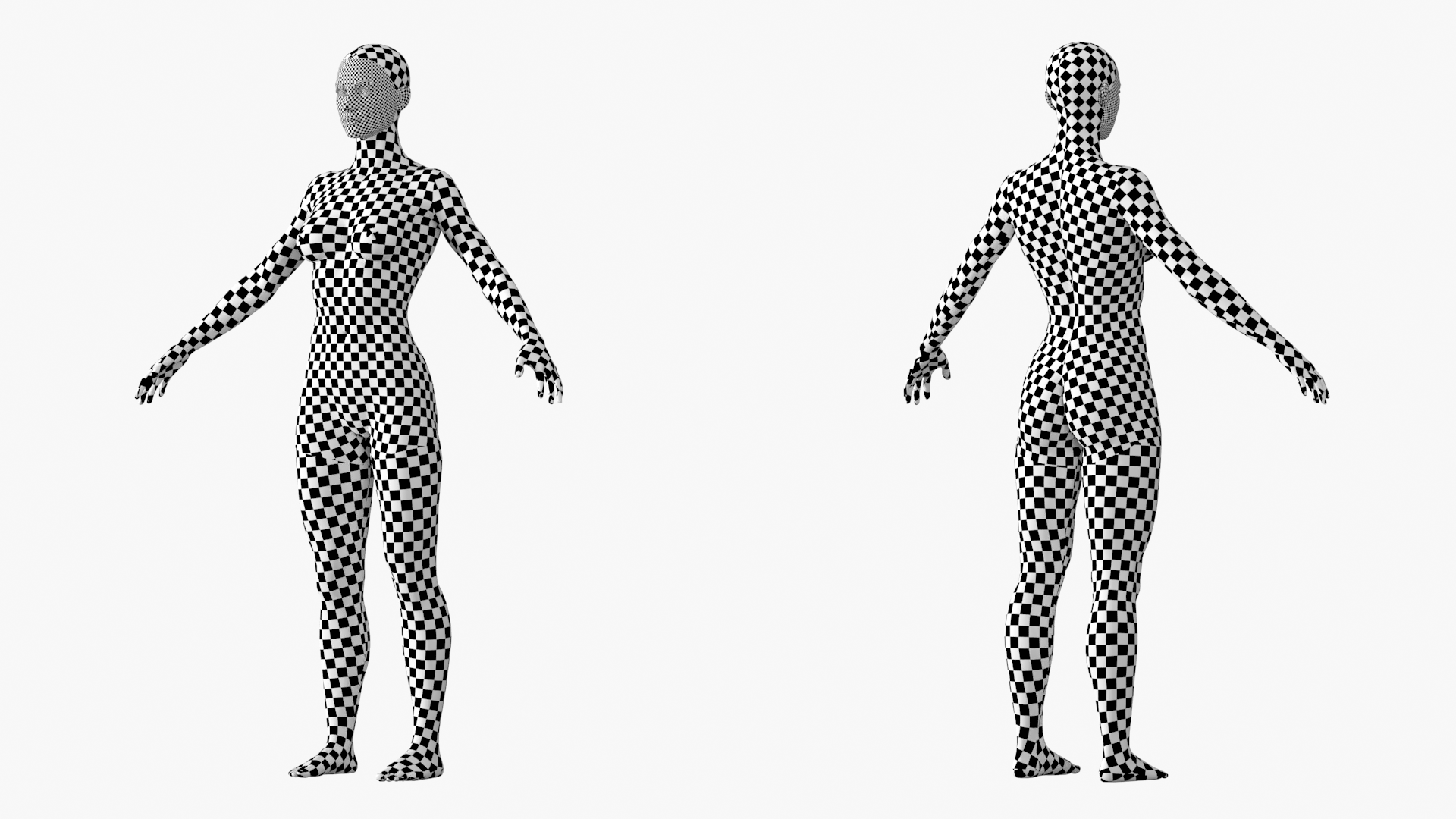 Natural Female 01 A-Pose Base Mesh by valeriik | 3DOcean