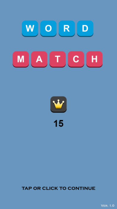 Custom Word Match by GamesGouki | CodeCanyon