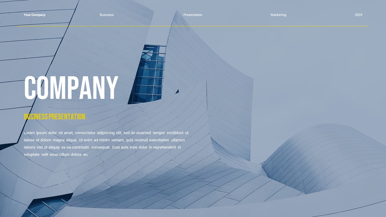 Blue Presentation Template, Presentation Templates | GraphicRiver