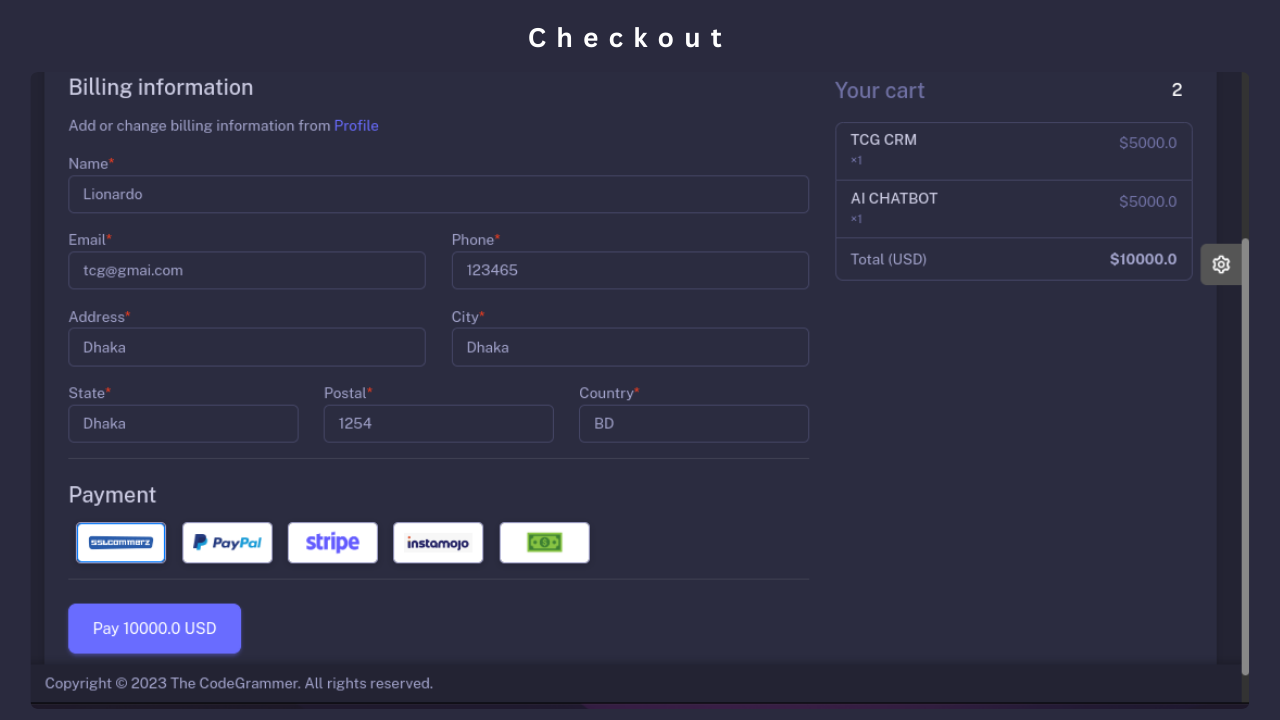 TCG CRM - Django CRM With Agency Website by thecodegrammer | CodeCanyon