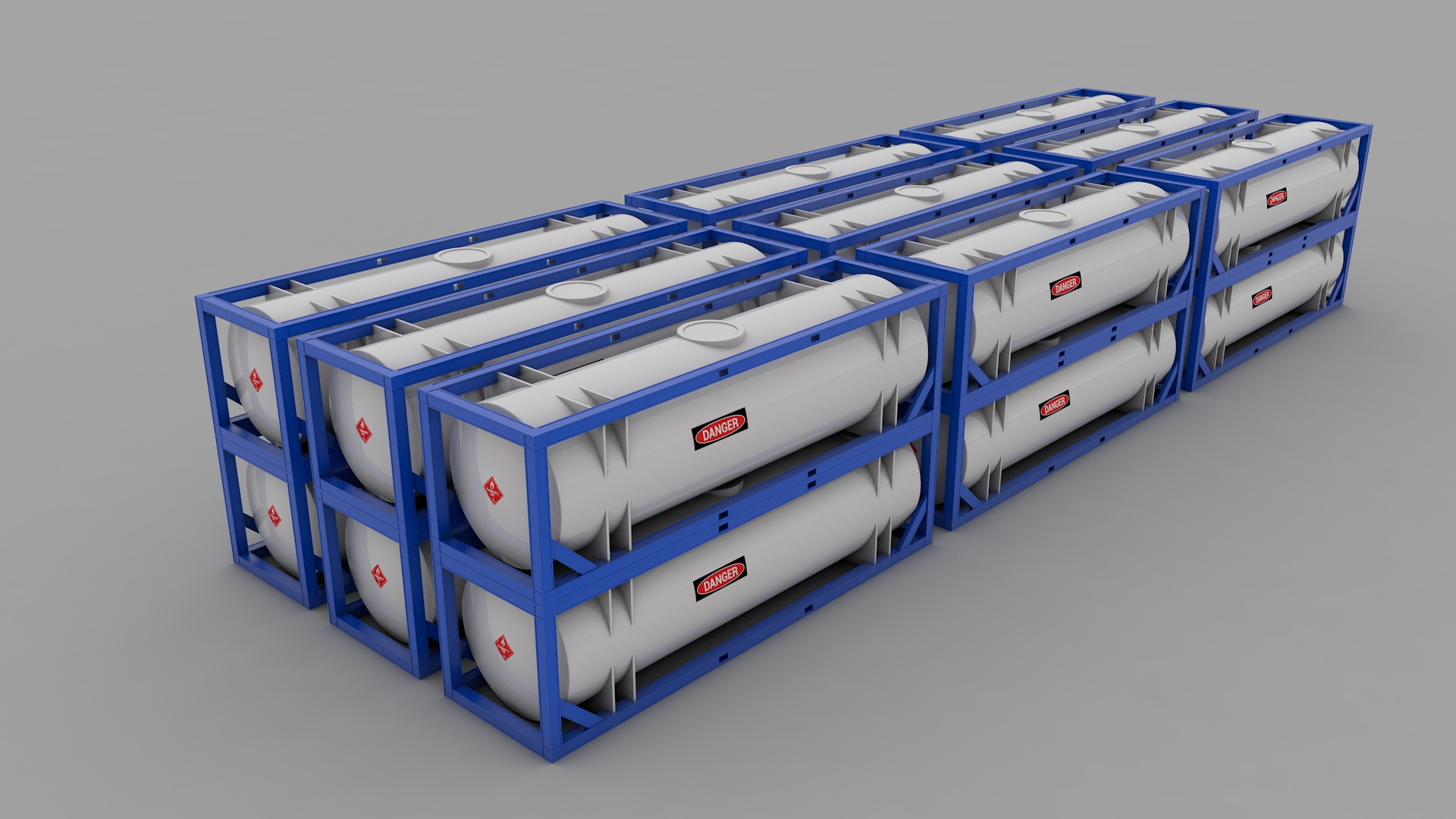 Industrial Site Pack (industrial oil tank system) by Gergedan | 3DOcean
