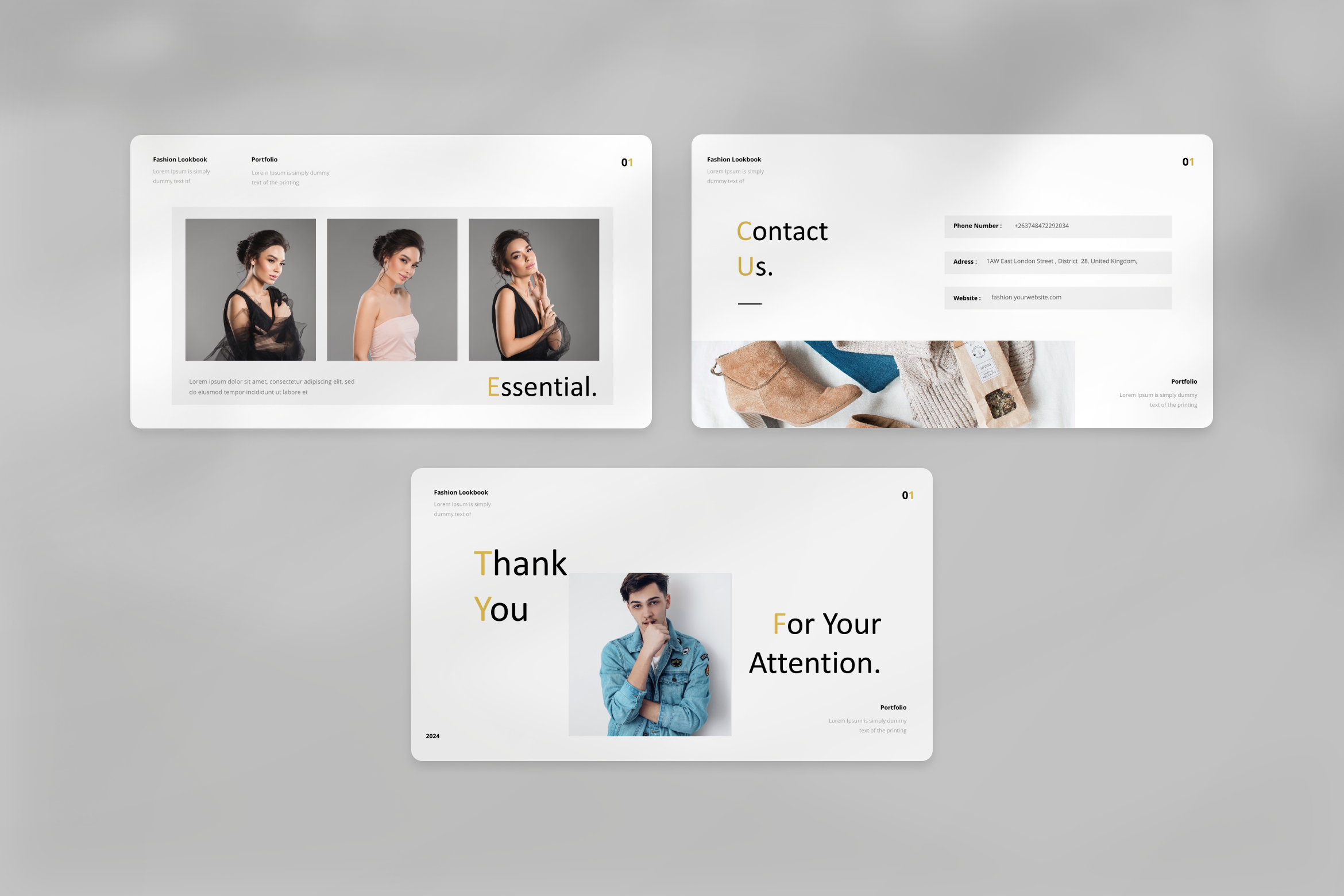 Fashion Lookbook Keynote, Presentation Templates | GraphicRiver
