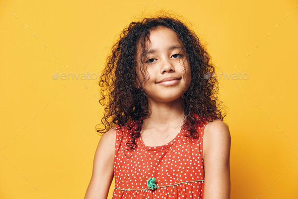 Children face cheerful person isolated girl cute happy background ...