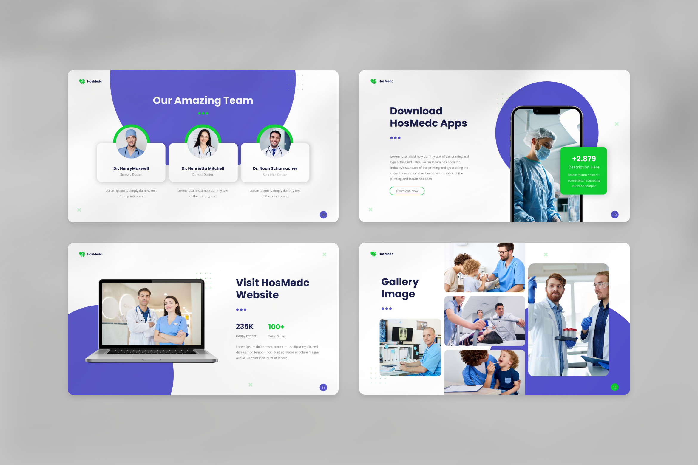 HosMedc - Medical Healthcare PowerPoint, Presentation Templates ...
