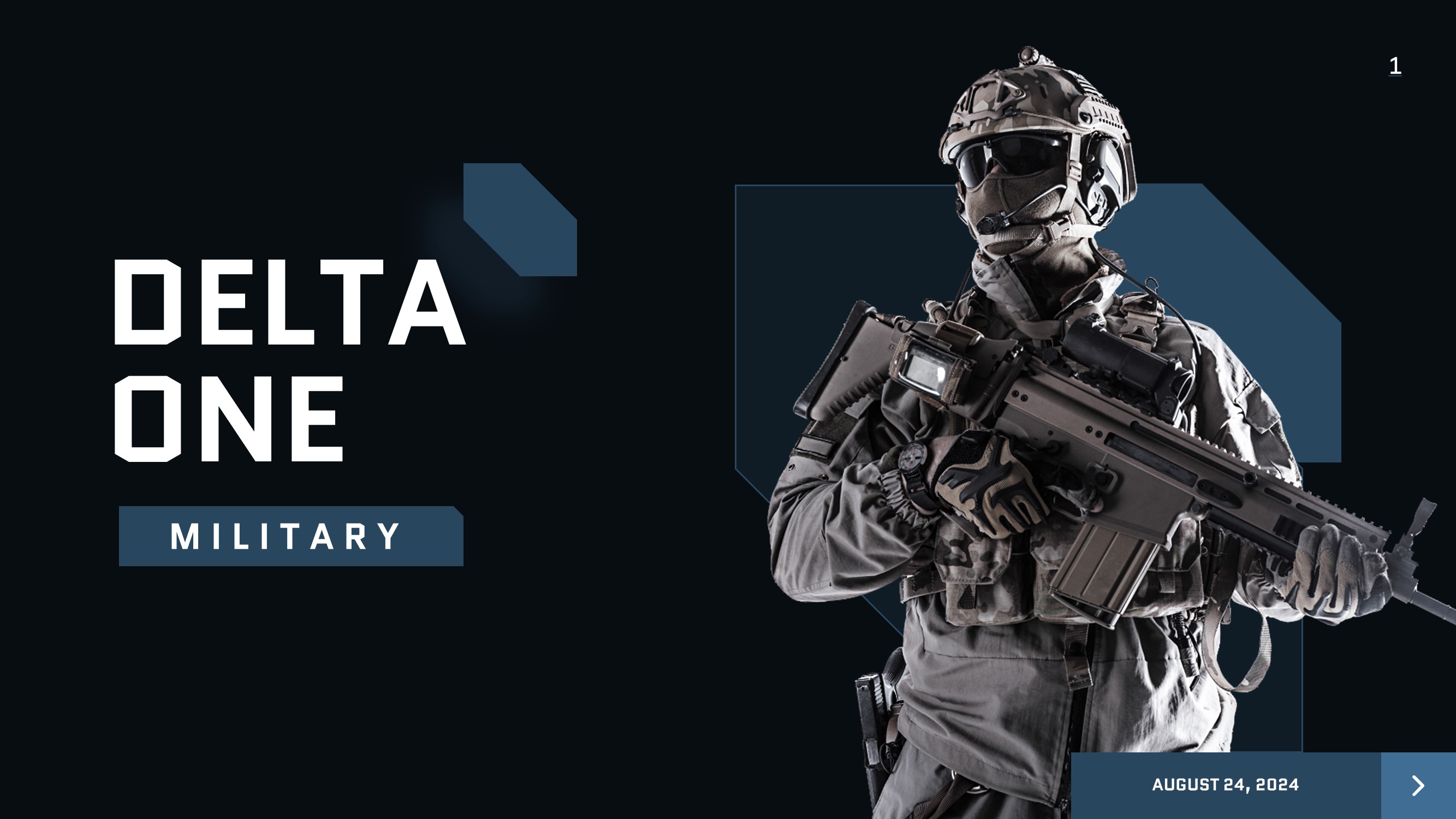 Delta One Military Google Slides Template, Presentation Templates ...