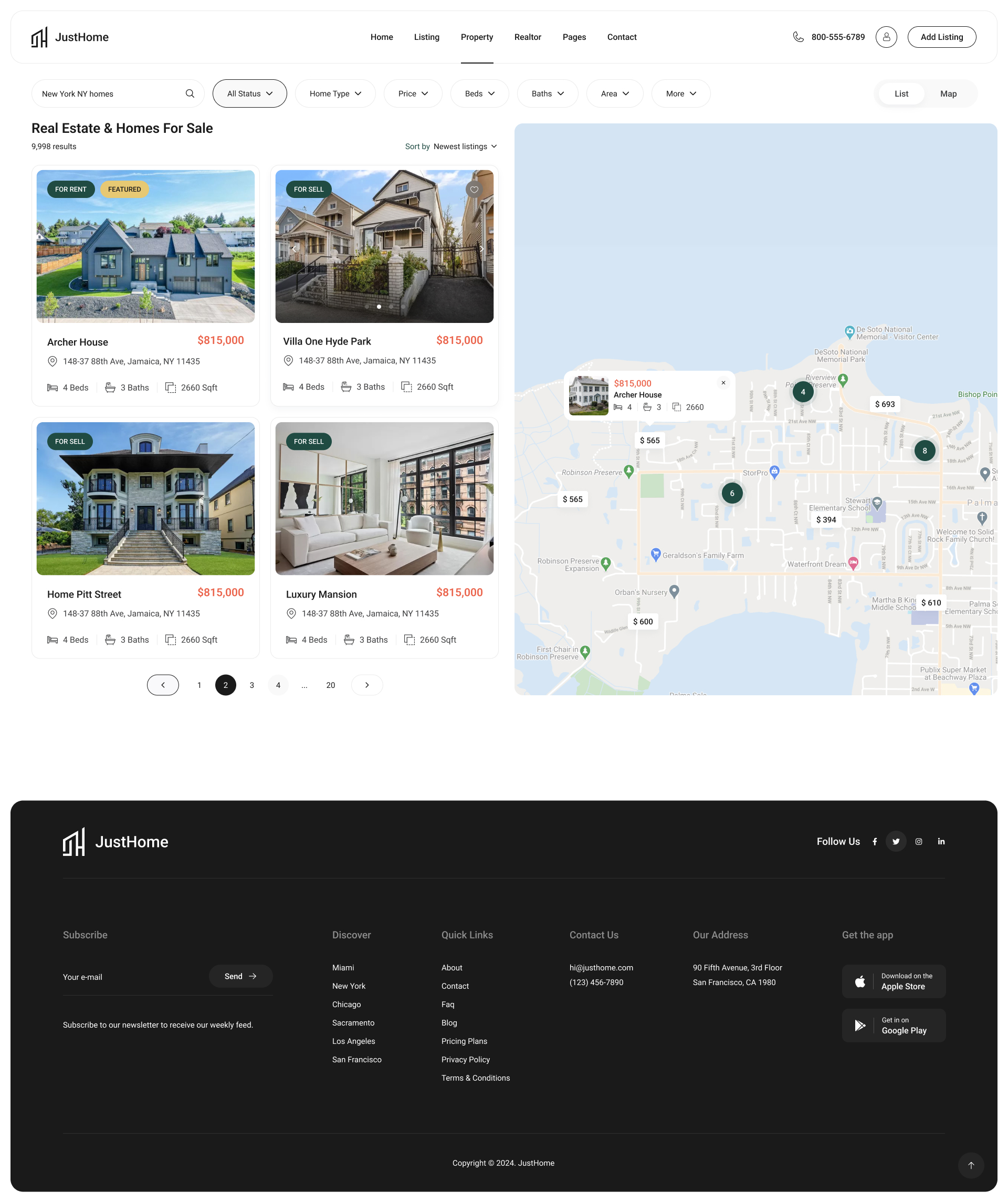 JustHome - Real Estate Figma Template by CreativeLayers | ThemeForest