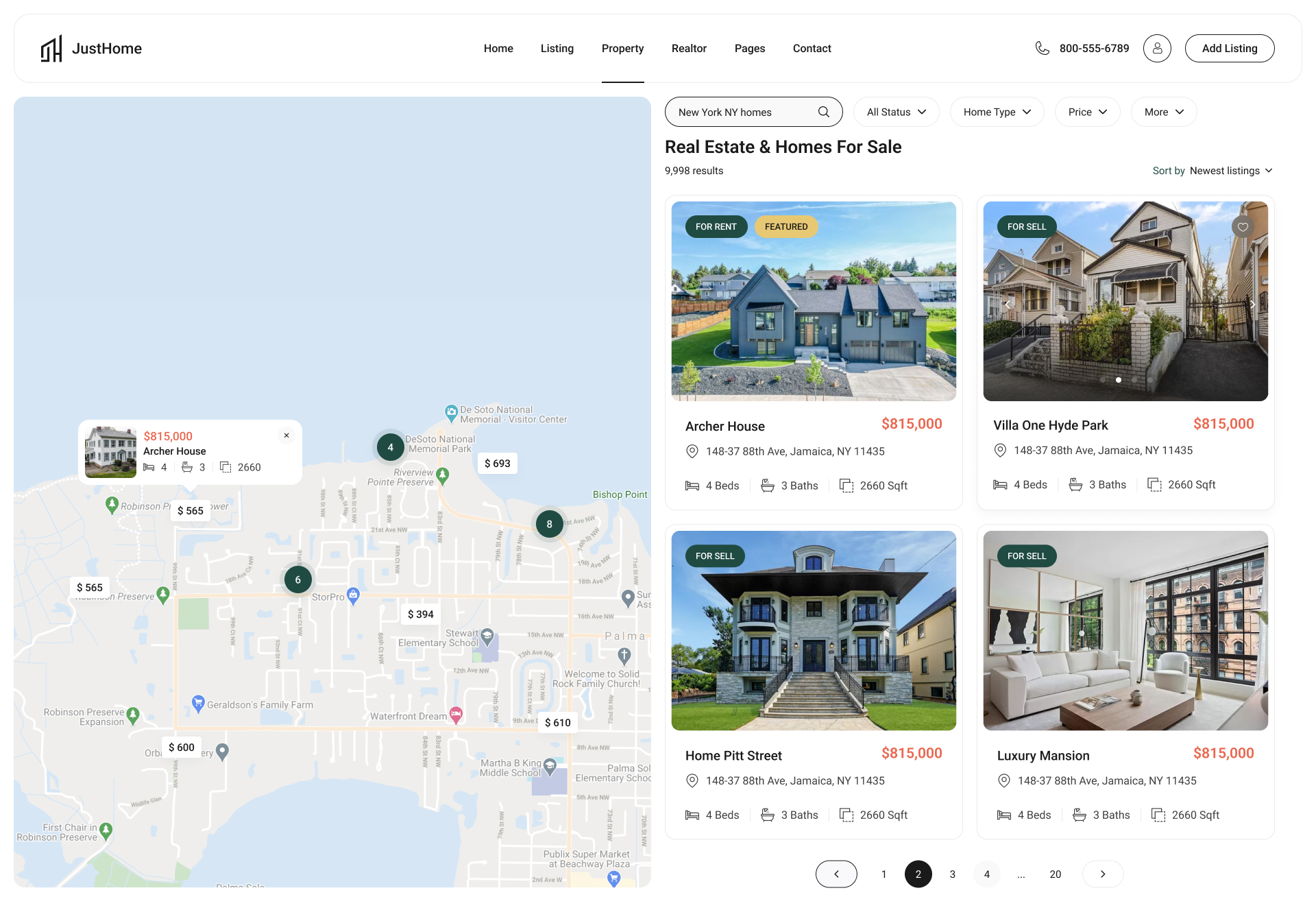 JustHome - Real Estate Figma Template by CreativeLayers | ThemeForest