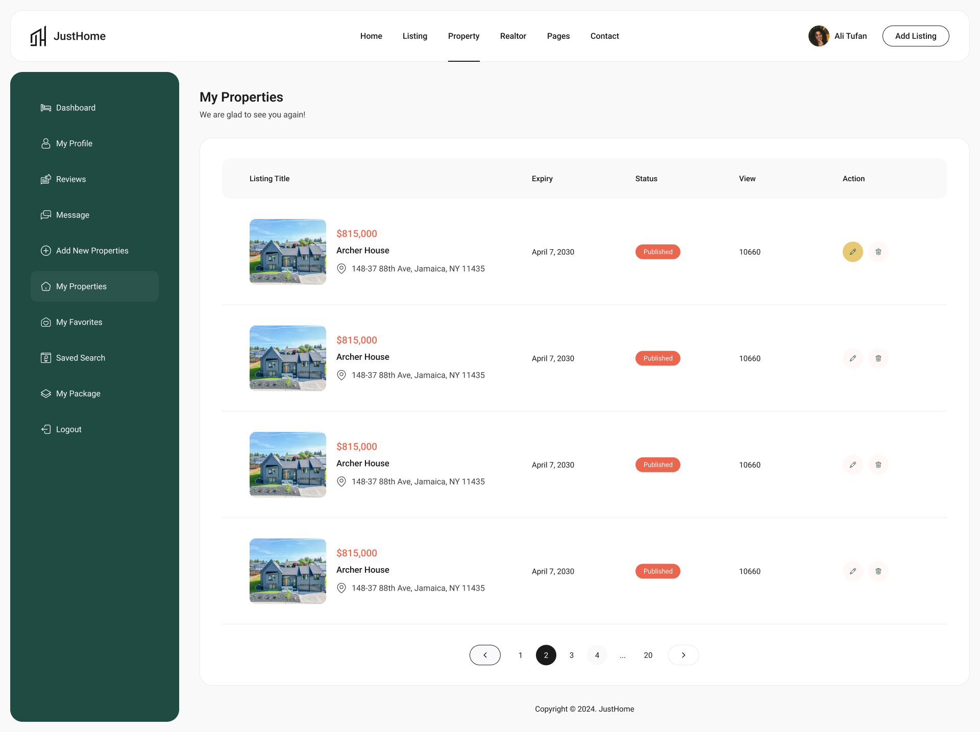 JustHome - Real Estate Figma Template by CreativeLayers | ThemeForest