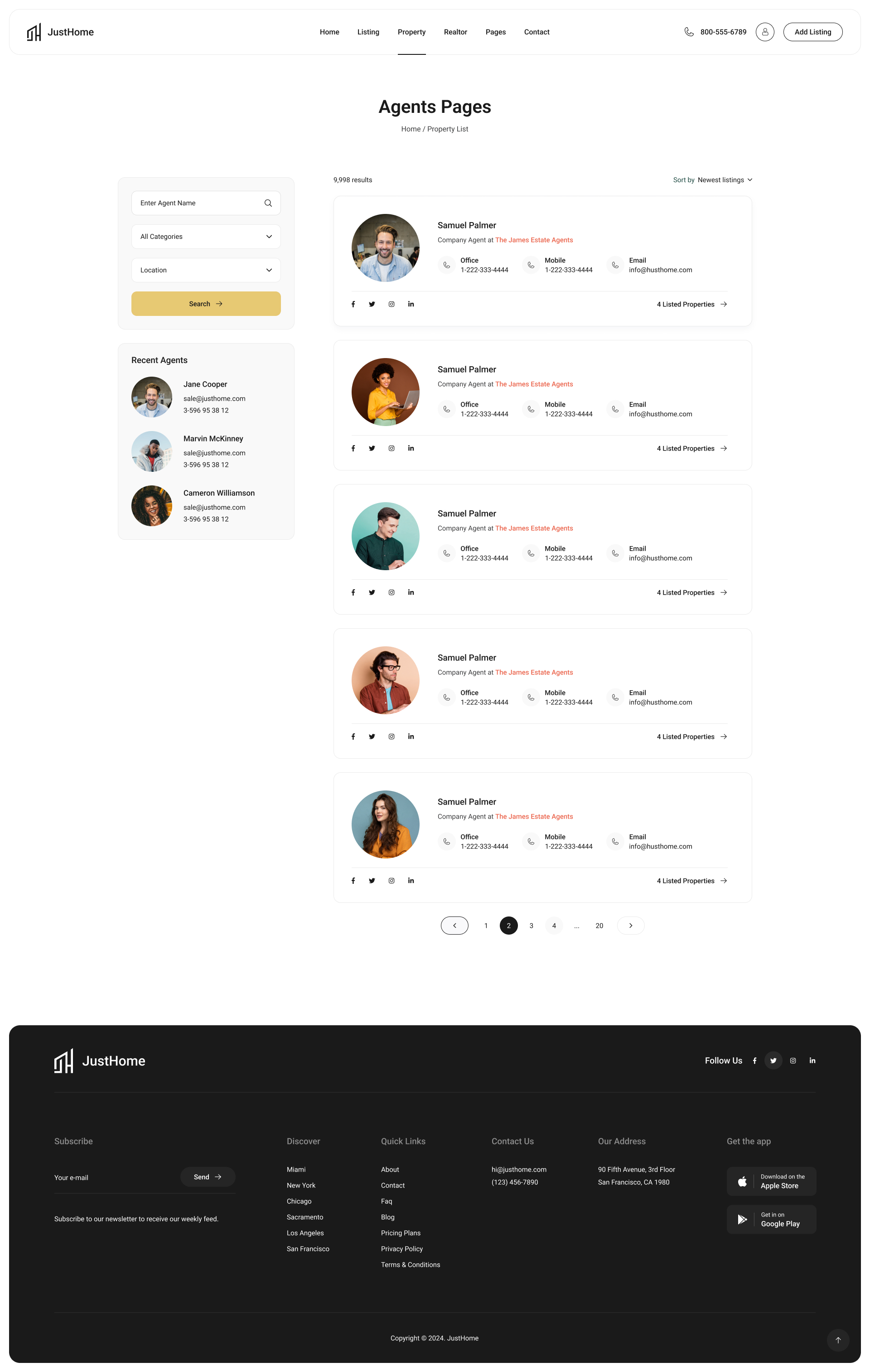 JustHome - Real Estate Figma Template by CreativeLayers | ThemeForest