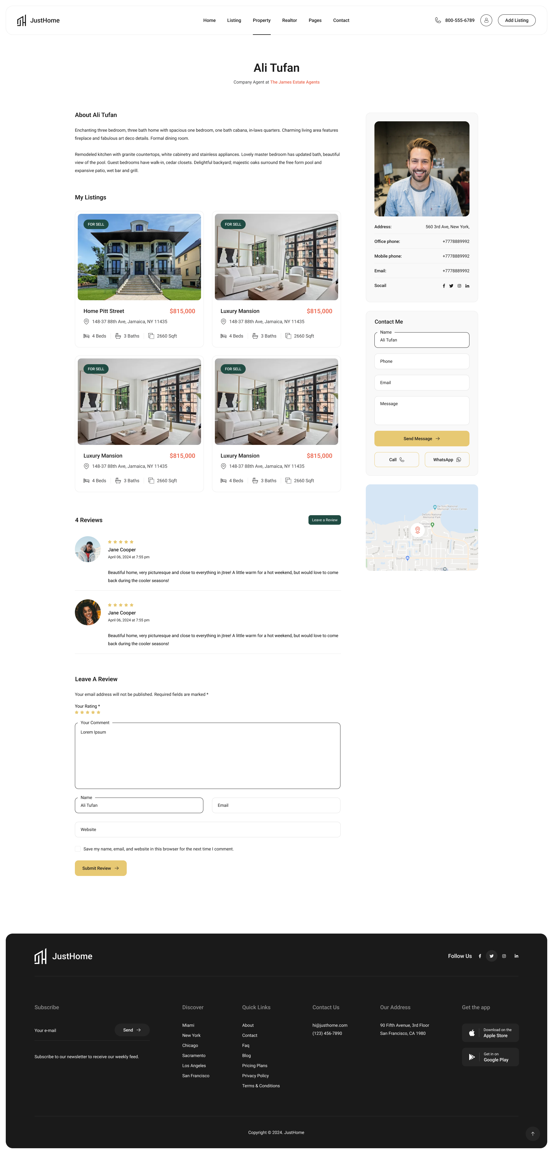 JustHome - Real Estate Figma Template by CreativeLayers | ThemeForest