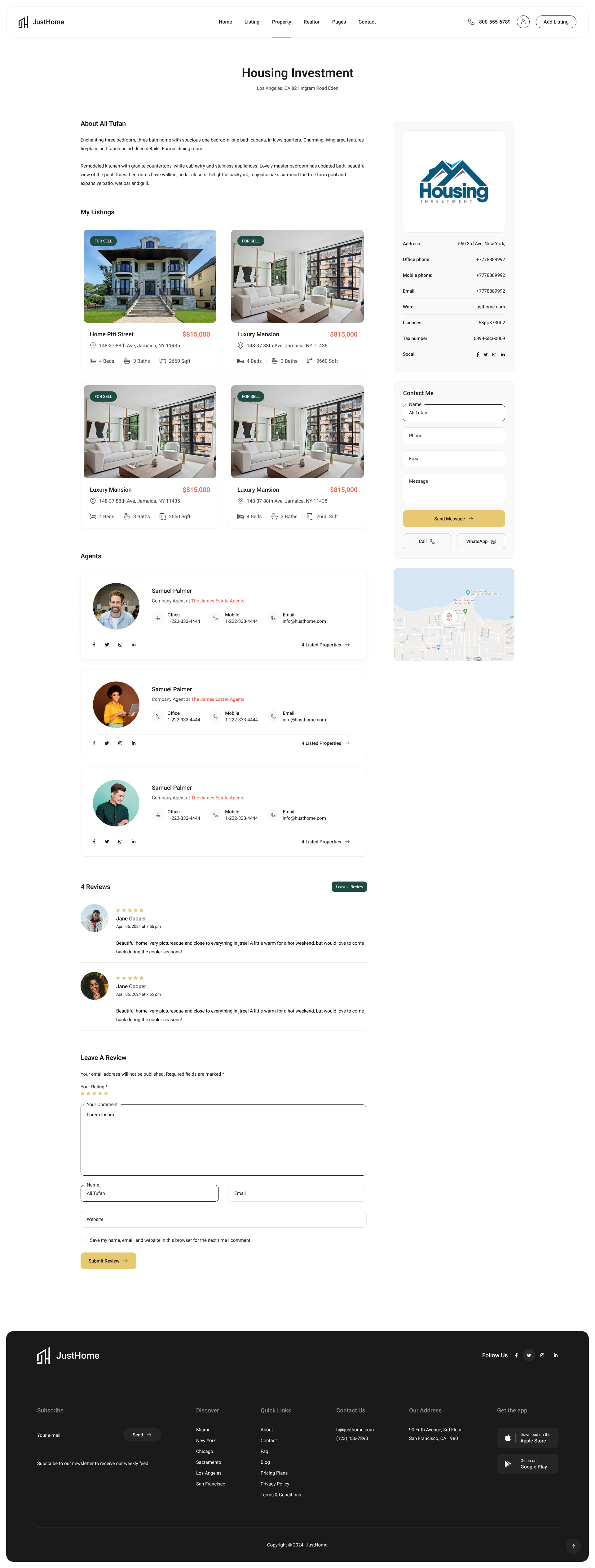 JustHome - Real Estate Figma Template by CreativeLayers | ThemeForest