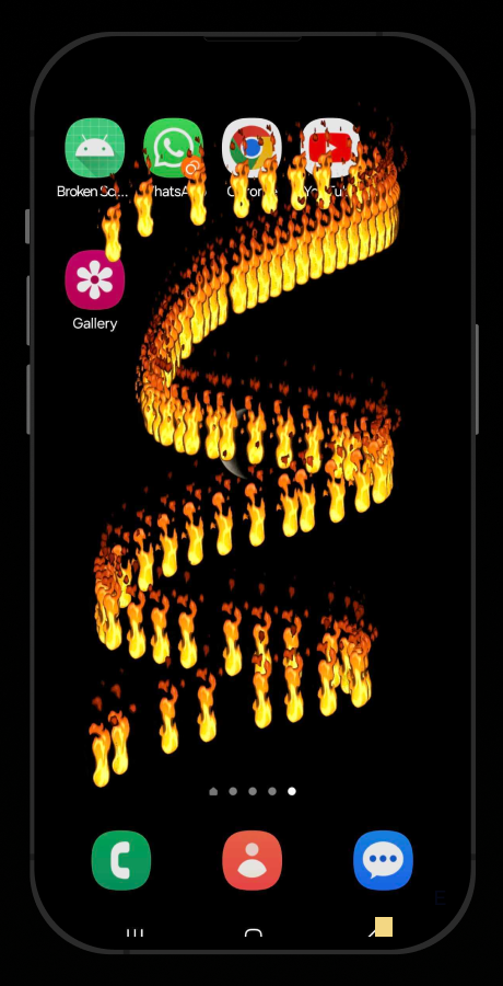 Broken Screen Wallpaper Prank - Fire Screen Prank Simulator - Broken ...