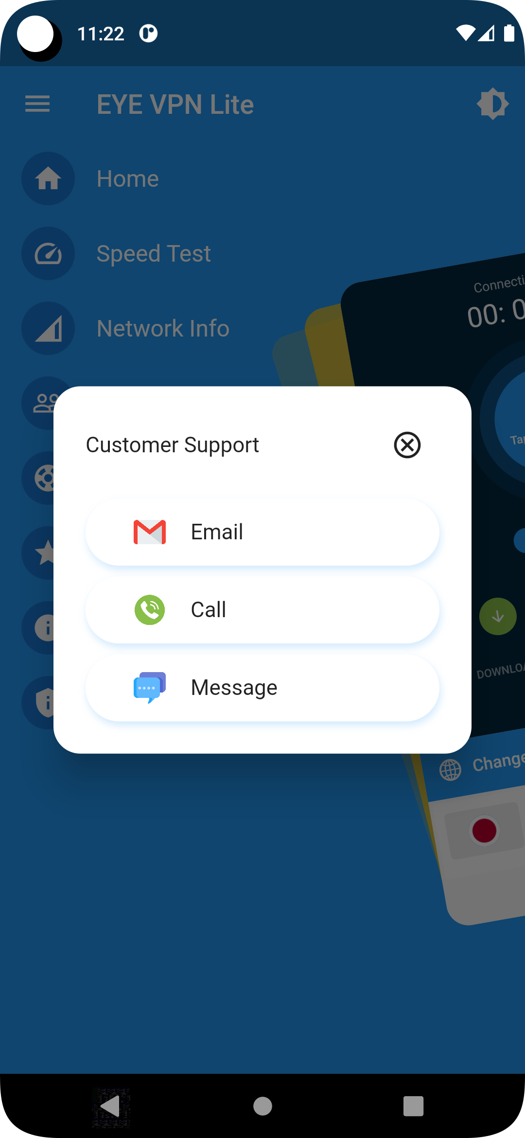 EYE VPN Lite Flutter VPN Application With Web Admin Panel by eyeconsoft