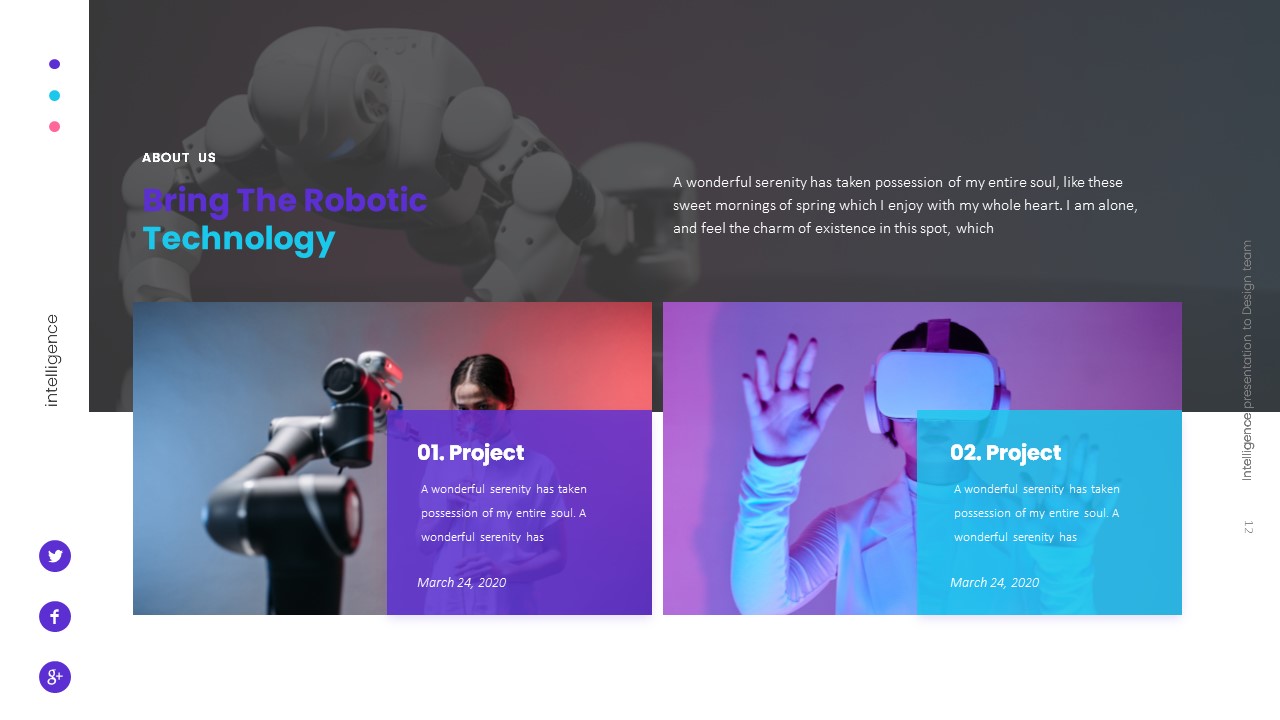 Artificial Intelligence Google Slides Templates, Presentation Templates