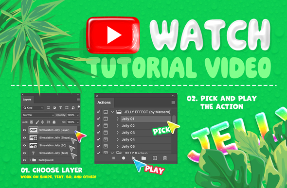 Jelly Photoshop Action, Add-ons | GraphicRiver