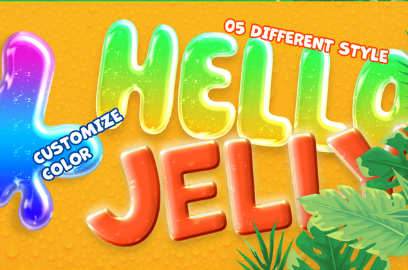 Jelly Photoshop Action, Add-ons | GraphicRiver