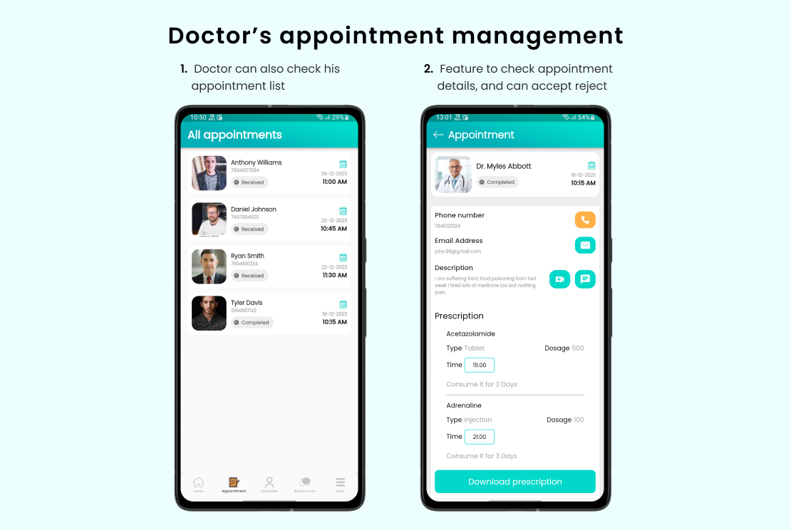 Doctor Finder - Appointment Booking With Time-slot app by FreakTemplate