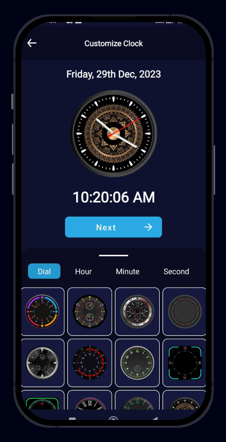 Night Neon Clock Wallpaper - Neon Clock Widget - Live Clock Wallpaper ...