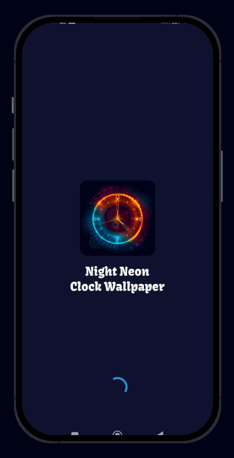 Night Neon Clock Wallpaper - Neon Clock Widget - Live Clock Wallpaper ...